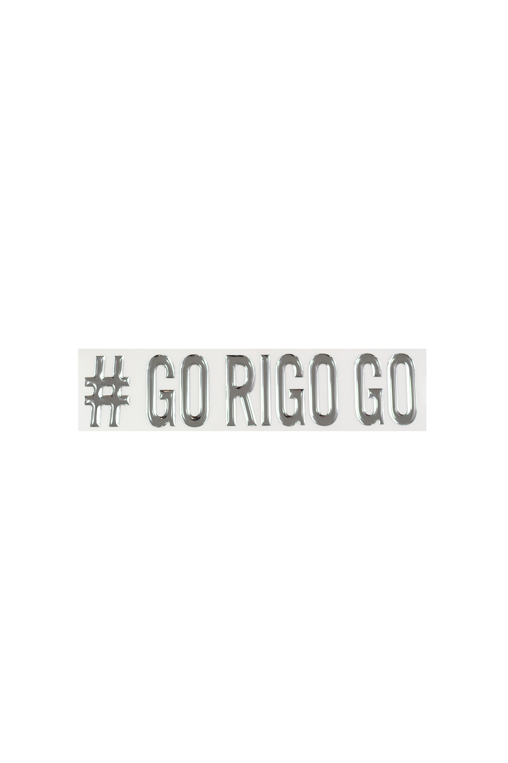 Sticker Adhesivo Con Resina Plata Gorigogo – GO RIGO GO!